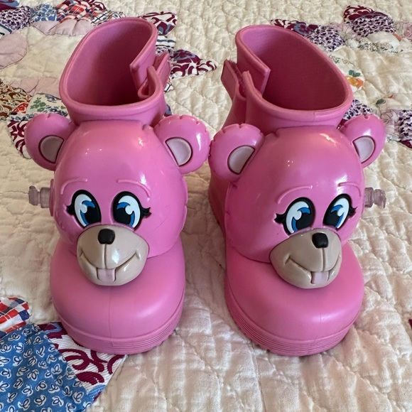Jeremy Scott | Shoes | Jeremy Scott Pink Monkey Balloon Boots | Poshmark